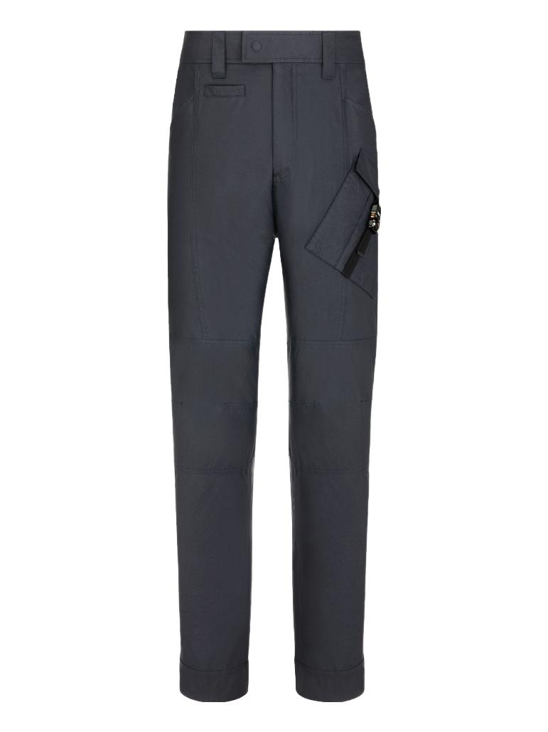 DIOR Dior Navy Blue Waxed Cotton Poplin Cargo Pants